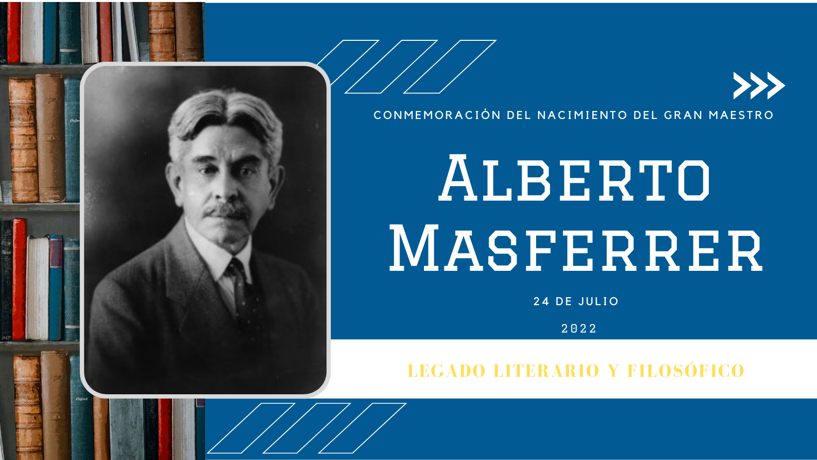 Literatura del maestro Alberto Masferrer - Biblioteca UDB